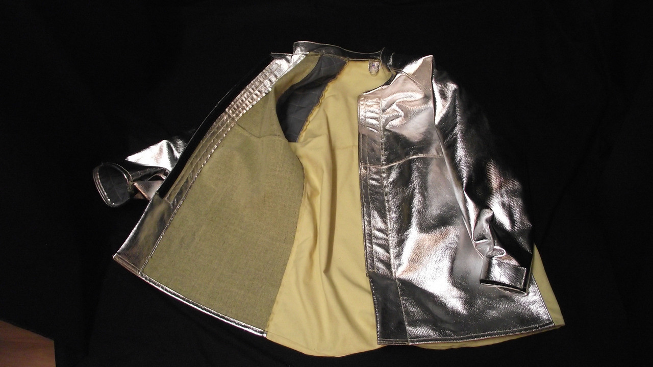 Aluminized Carbon Kevlar® with Kevlar® Twill back Coat - Silver Needle ...
