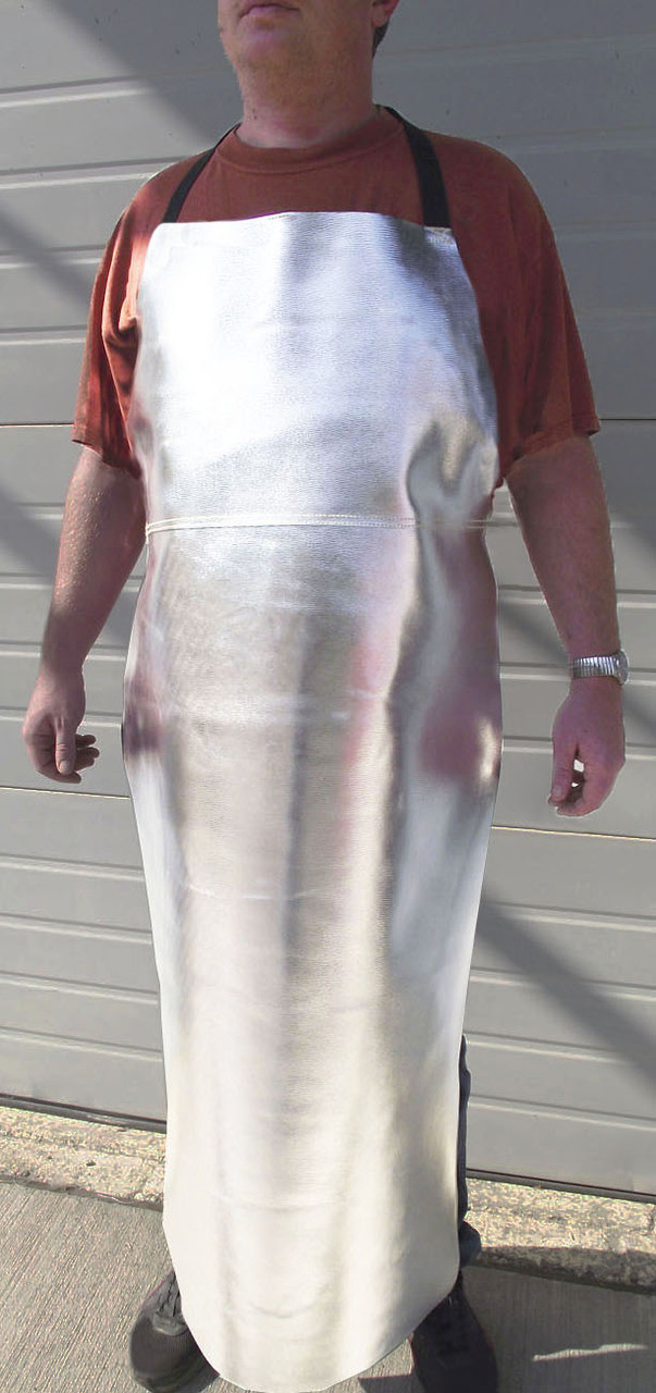 Aluminized Wide Bibbed Apron - Silver Needle Inc.™