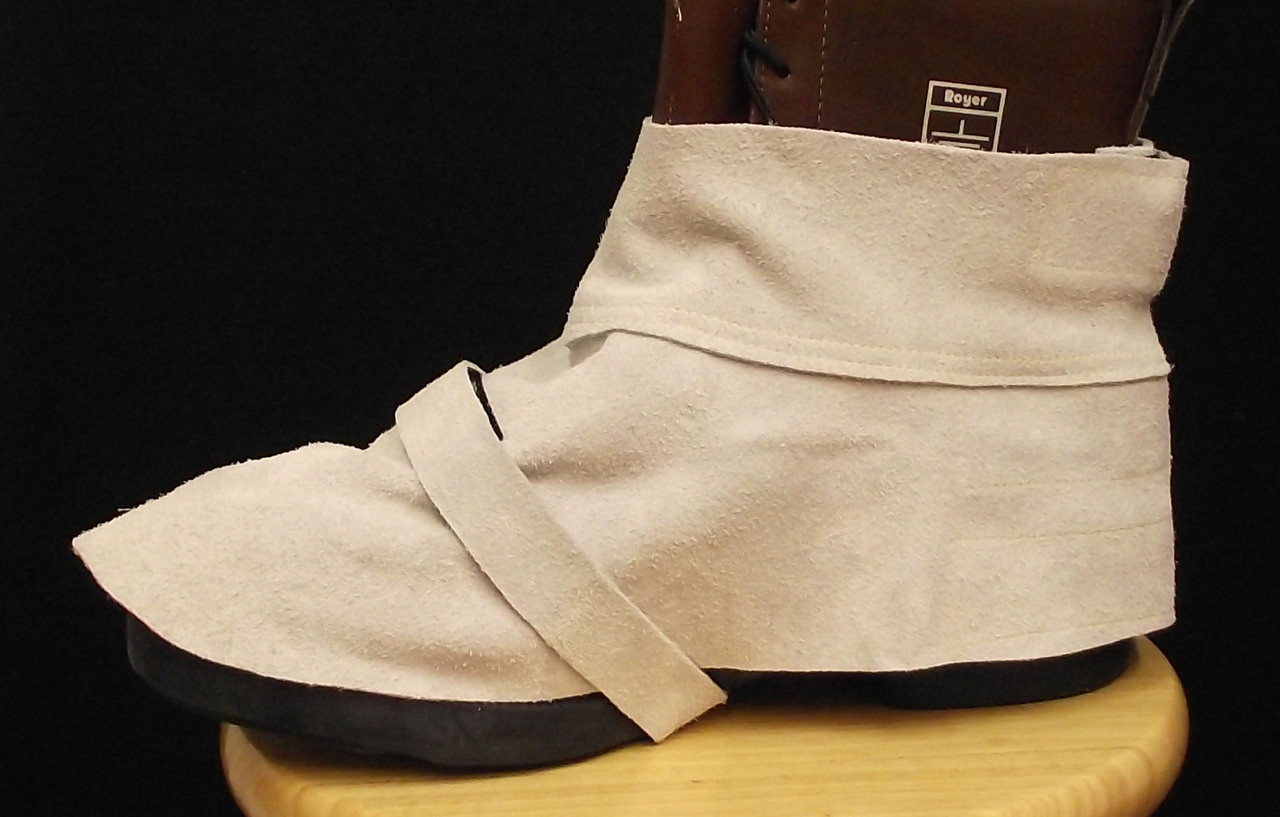 Leather Boot Spats for Welding & Metal Casting - Silver Needle Inc.™