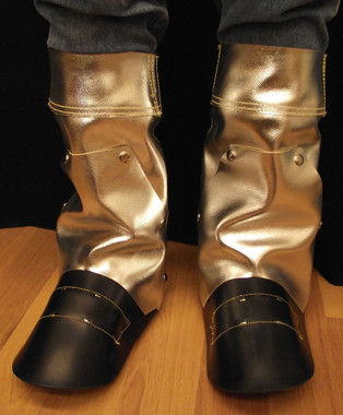 Aluminized Leg boot Spats with optional Spring Steel Reusable Cage ...