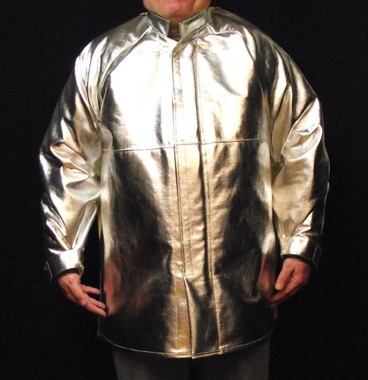 Aluminized Carbon Kevlar® with Kevlar® Twill back Coat - Silver Needle ...