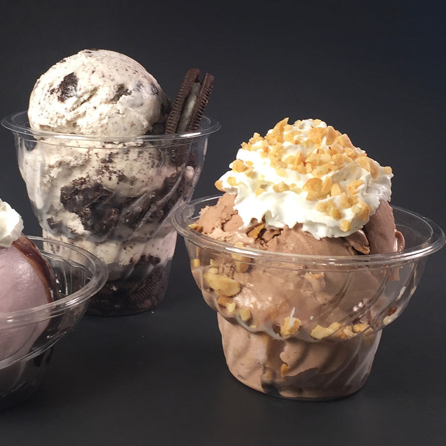 Swirllz PET Dessert Cups, 5oz, 8oz, 12oz, Ice Cream Cups Made In USA ...