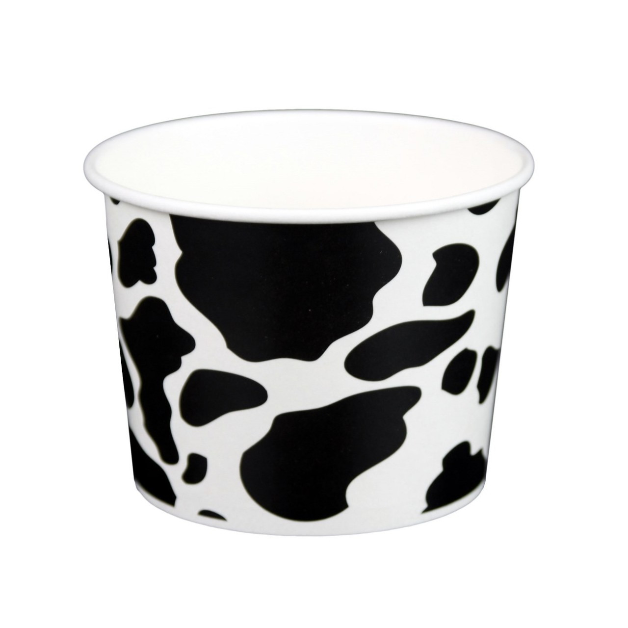 Cups - Paper Froyo Cups - Cow Print Ice Cream Cups - Frozen Solutions