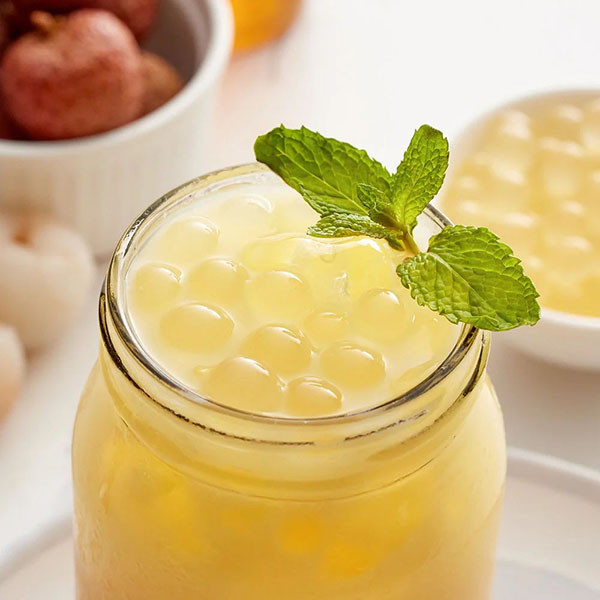 Frozen Solutions Boba, Lychee - Popping Pearls (450g) 12 containers per ...