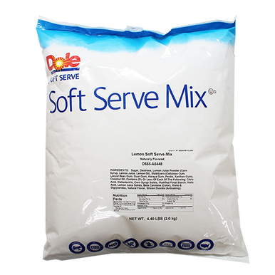 Dole Soft Serve Mix - Lemon 1 Case - Frozen Solutions