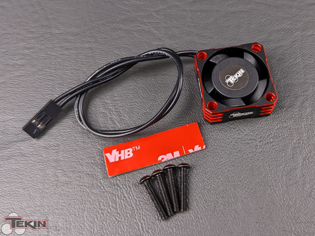 Tekin - 25mm High Speed Cooling Fan Red