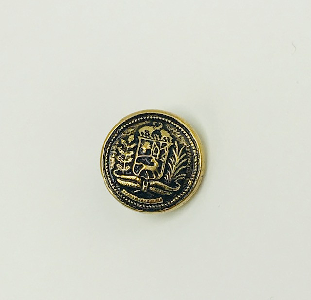 Antique Gold Animal Crest - Sew Much Fabric