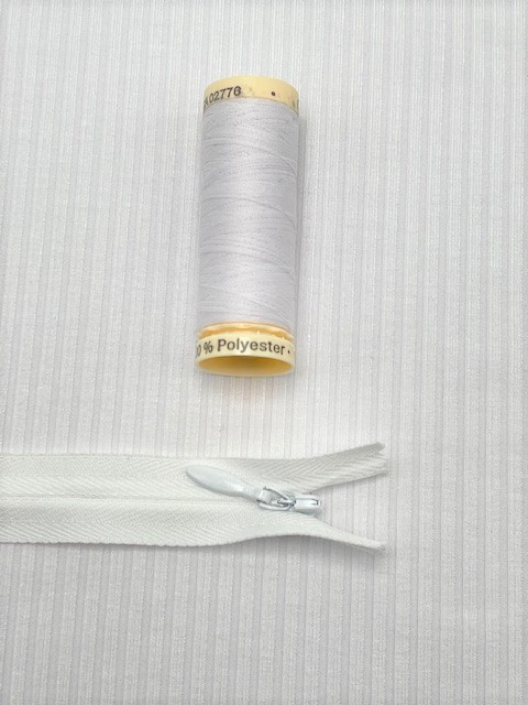 White Rib Knit - Sew Much Fabric