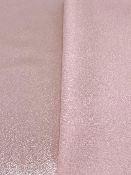 Satin Back Crepe- Pink Grapefruit - Sew Much Fabric