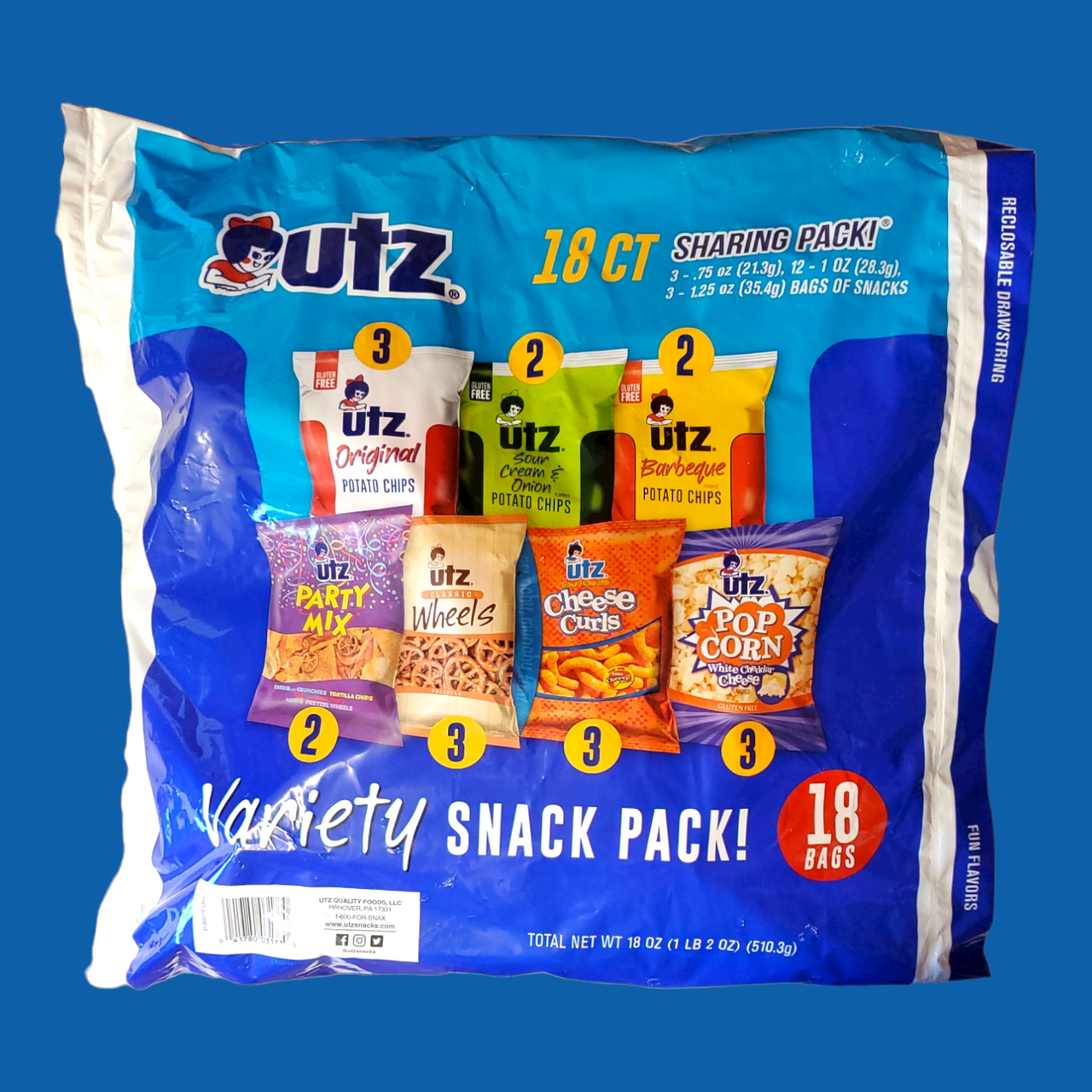 Utz Sour Cream And Onion Chips