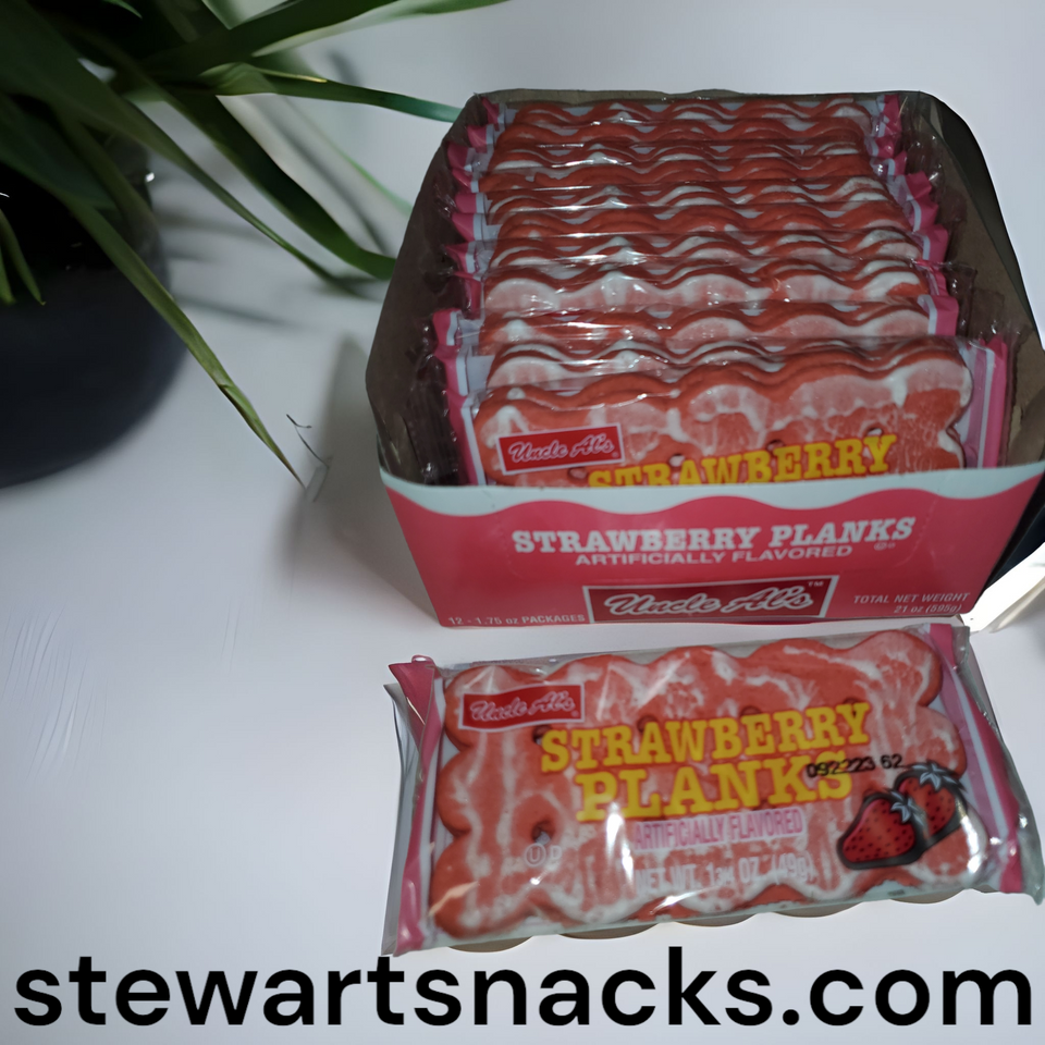 Uncle Al's Strawberry Stage Plank Cookie 12 pk | stewartsnacks