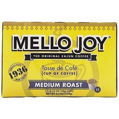 Mello Joy Medium Roast Coffee ,Single Serve Cups, Box 12|stewartsnacks