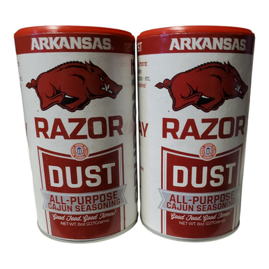ARKANSAS RAZOR DUST ALL-PURPOSE CAJUN SEASONING 2PK/ 8oz | stewartsnacks