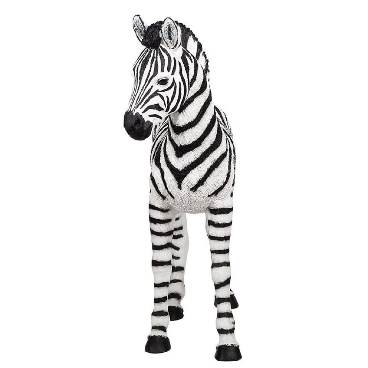 35.5" Zairen the Zebra Outdoor Garden Statue | Pool Central