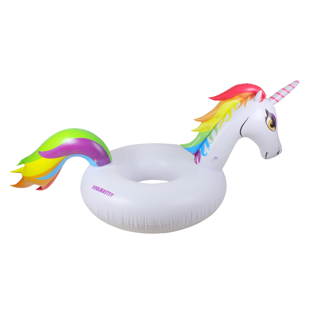 Inflatable Rainbow Unicorn Swimming Pool Party Inner Tube, 48-Inch ...
