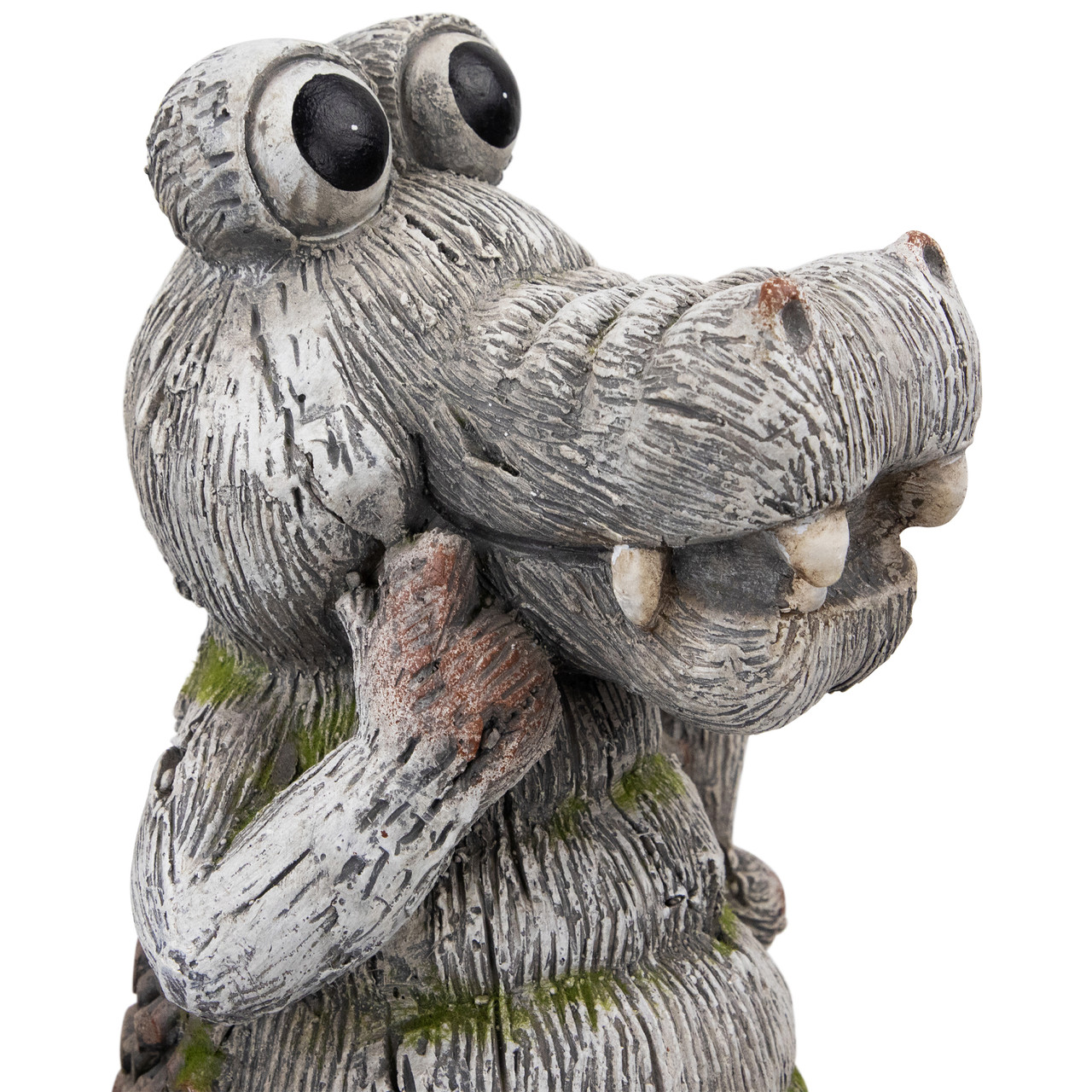 Sassy Crocodile Outdoor Garden Statue - 14.25" | Pool Central
