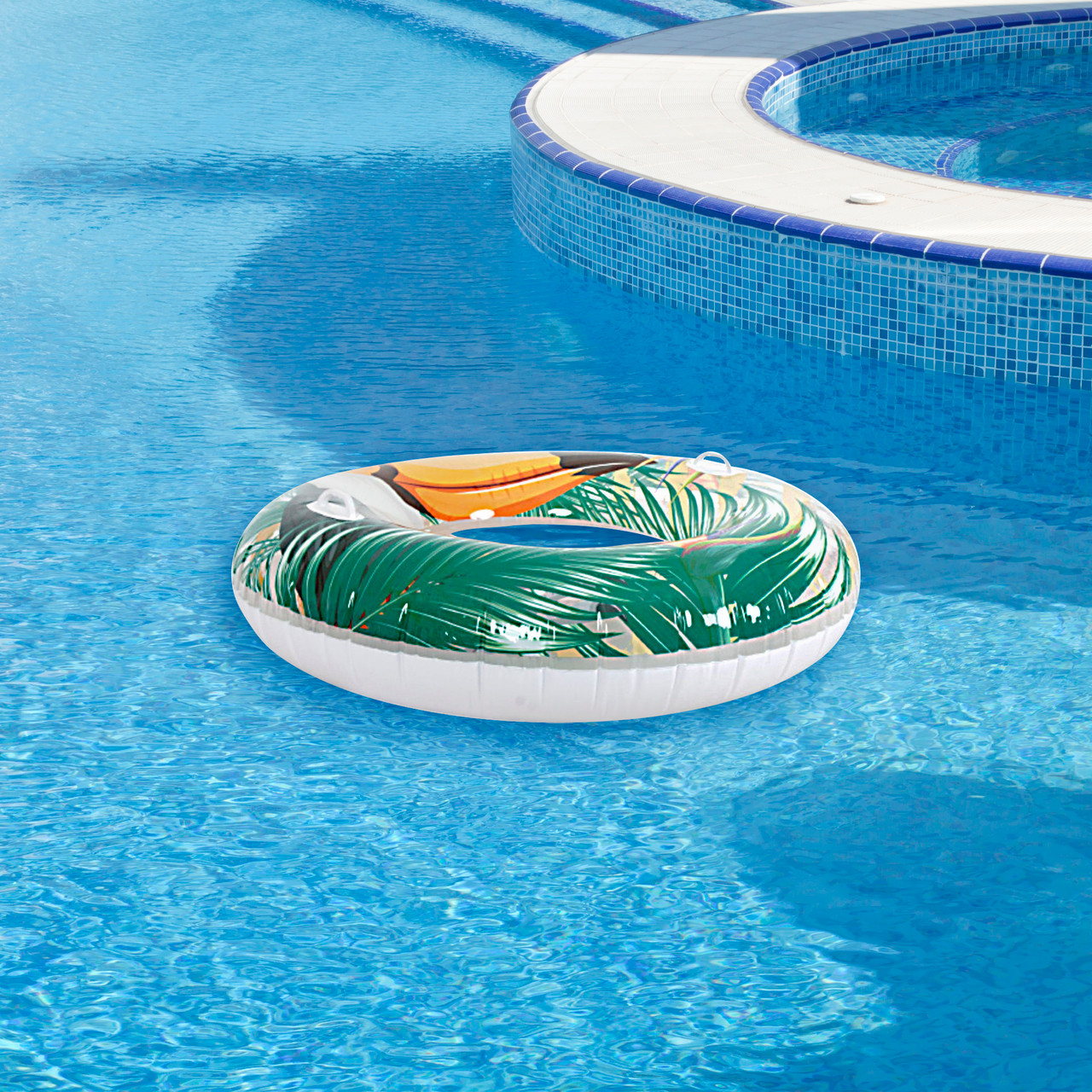 45" Tropical Toucan Inner Tube Pool Float | Pool Central