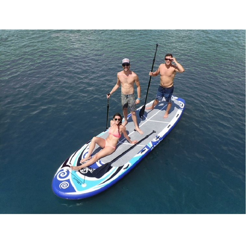 Inflatable Maori Giant Multi-Person Paddleboard - 15' | Pool Central