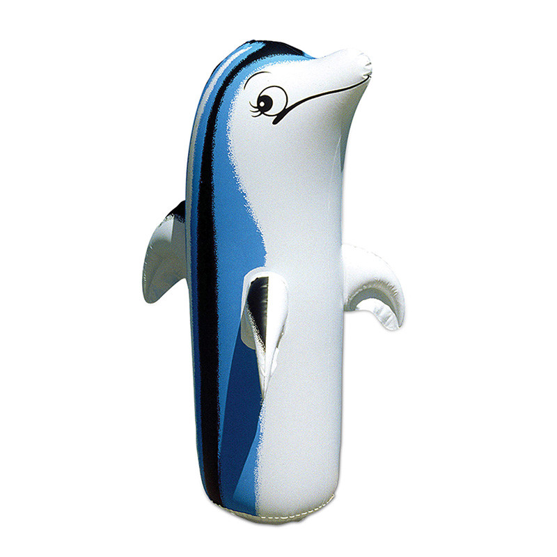 Inflatable Blue & White Dolphin Swimming Pool Toy, 36-Inch | Pool Central