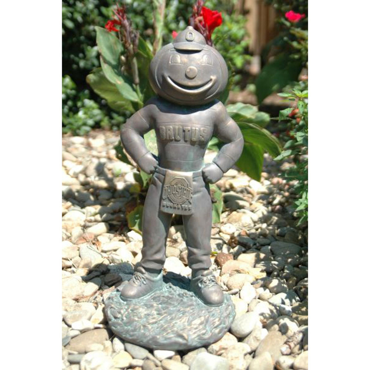 20" NCAA Ohio State Buckeyes Mascot Outdoor Garden Statue | Pool Central