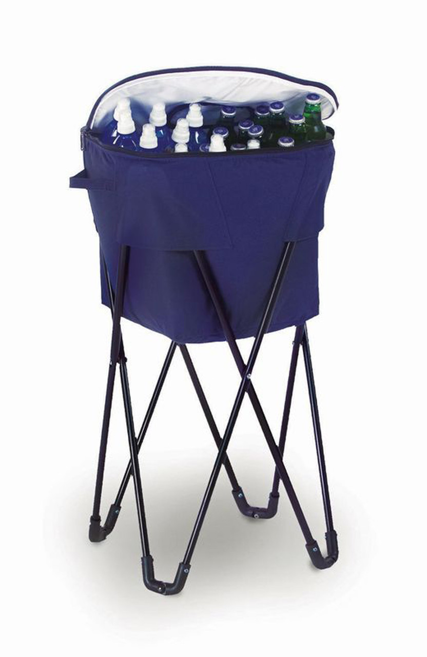 Portable Fold-Up Standing Cooler For Picnics & Tailgating Holds 72 Cans ...