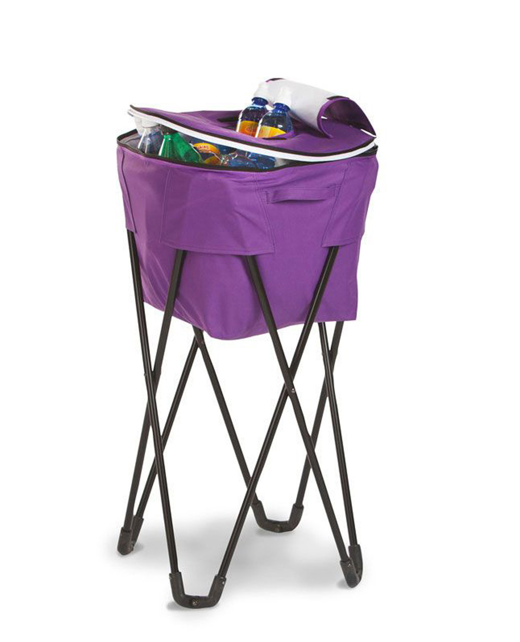 Portable Fold-Up Standing Cooler For Picnics & Tailgating Holds 72 Cans ...