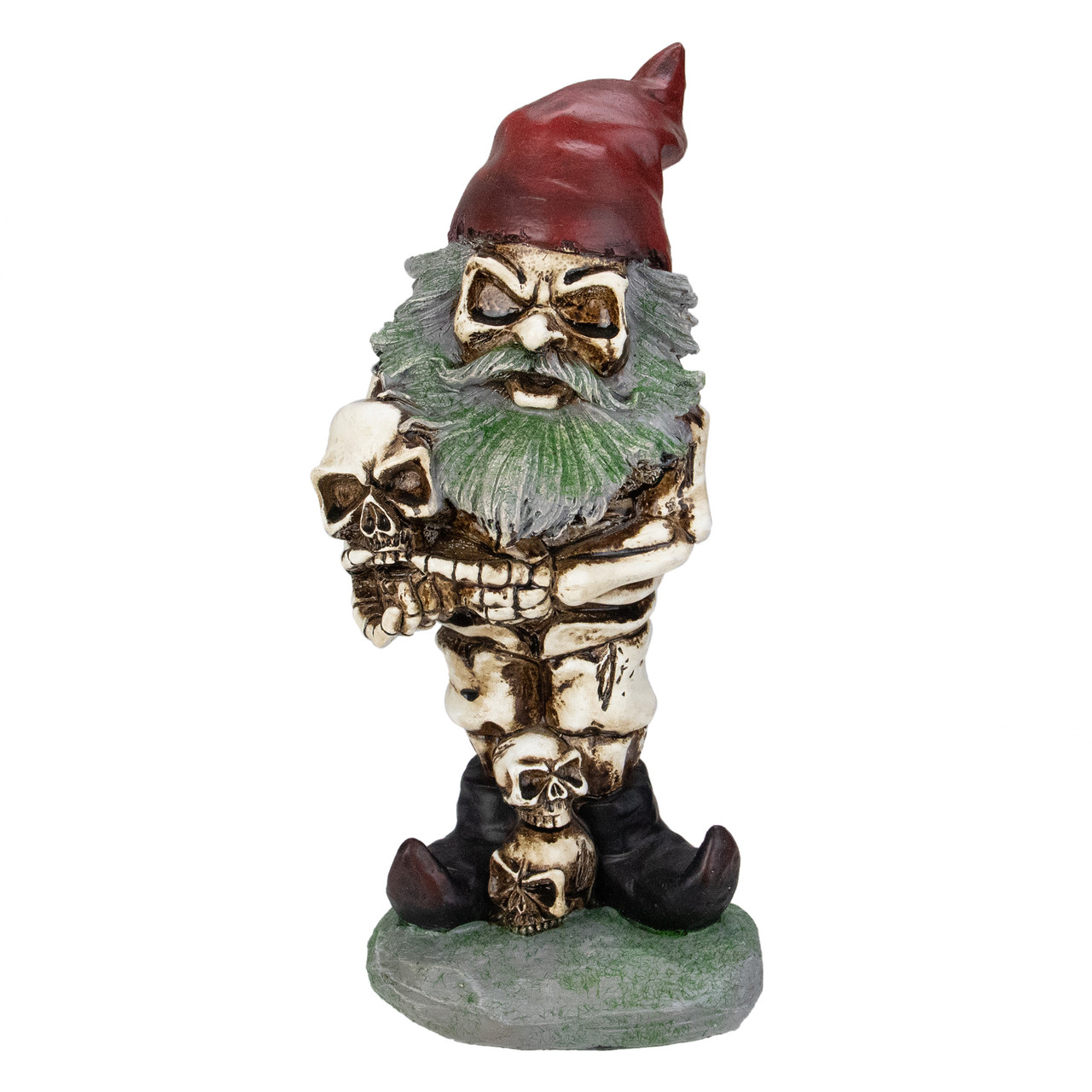 10" Creepy Skeleton Halloween Garden Gnome Statue Figurine | Pool Central