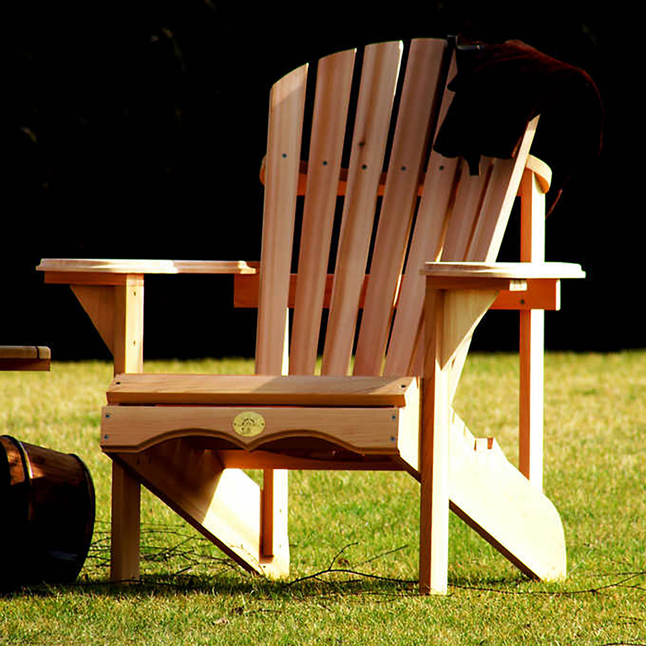 36" Red Cedar Bear Chair Company Muskoka Classic Adirondack Chair ...