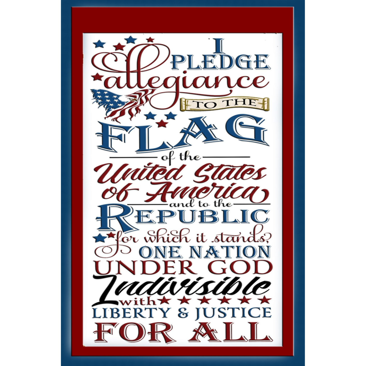 Pledge Rectangular Garden Flag 18" x 12" | Pool Central