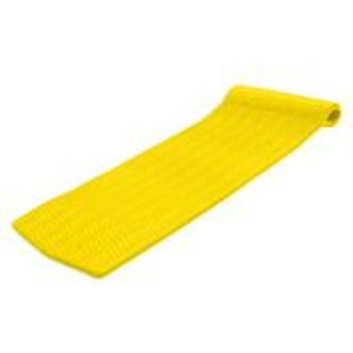 5.8' Yellow Super Soft™ Swimming Pool Serenity™ Float with Head Rest ...