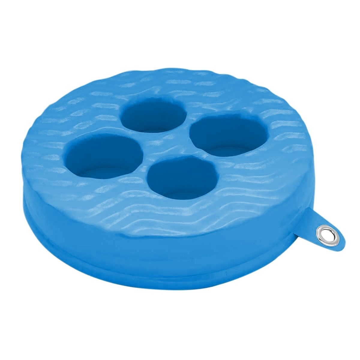 13" Bahama Blue Super Soft Mini Kool Tray Round Beverage Refreshment ...