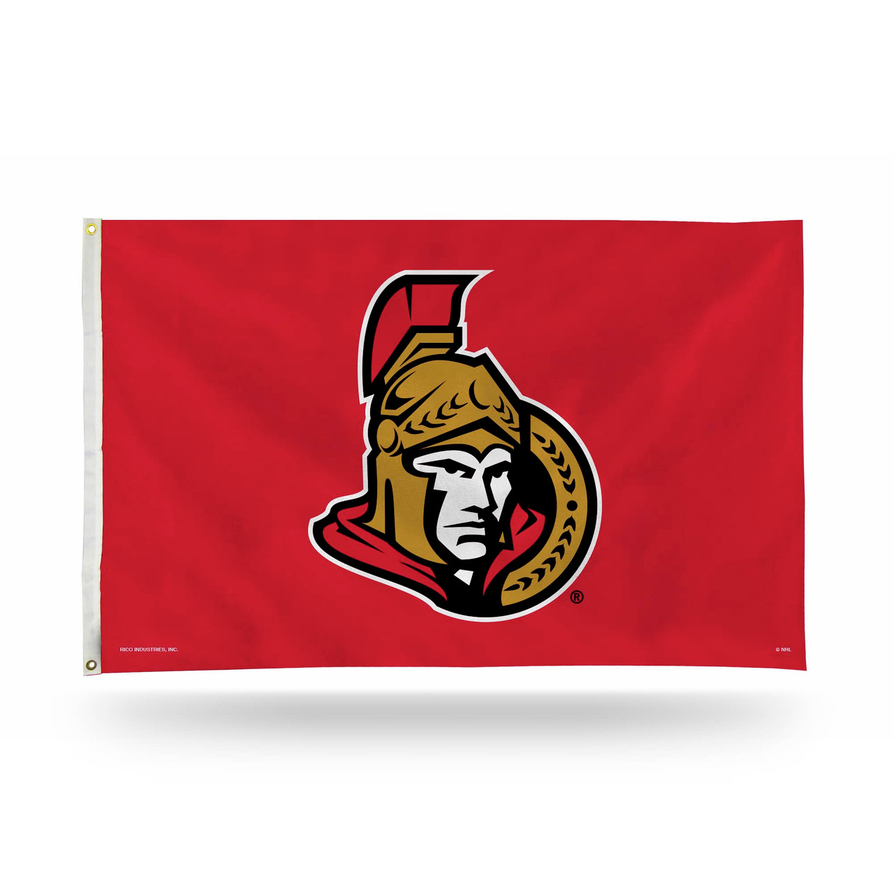 3' x 5' Pink & Yellow NHL Ottawa Senators Rectangular Banner Flag ...