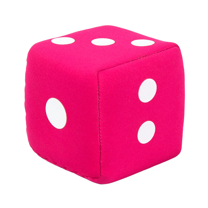 3" Pink Waterproof Swimming Pool Dice Toy | Pool Central