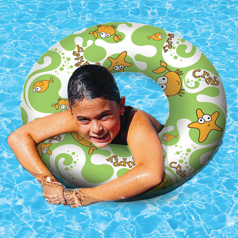 30" Green & Orange Under the Sea Children's Inflatable Swimming Pool ...