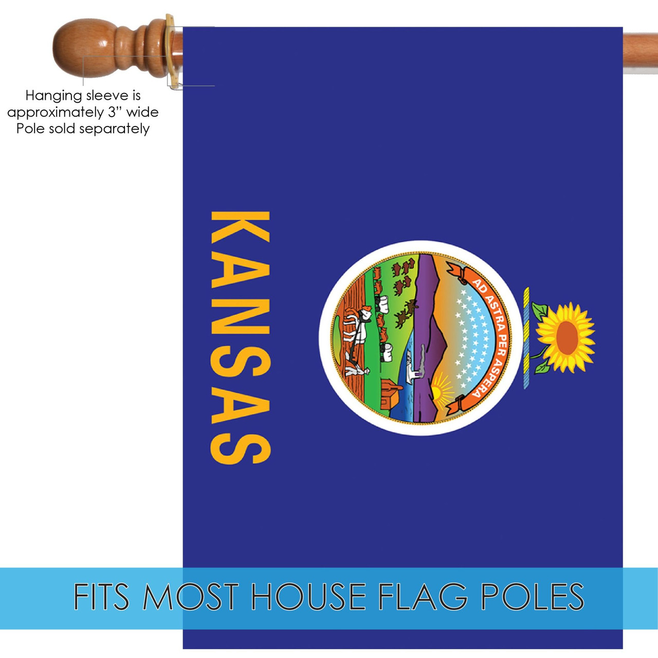 Official Kansas Flag