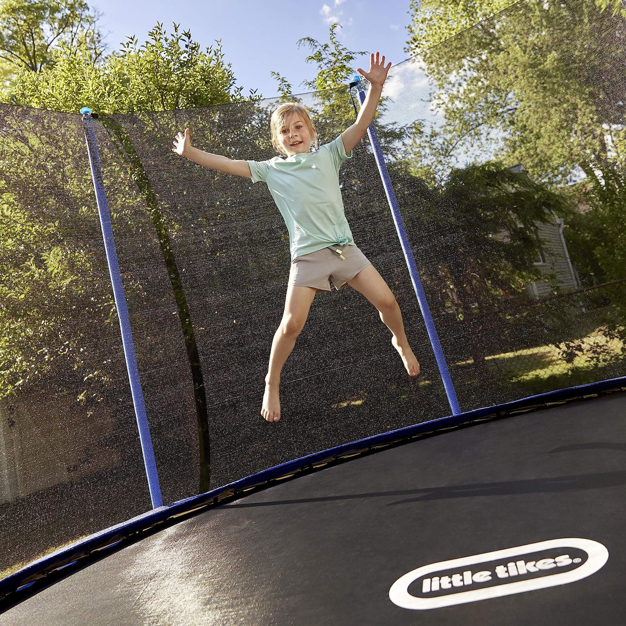 12' Little Tikes Mega Trampoline with Safety Enclosure | Pool Central