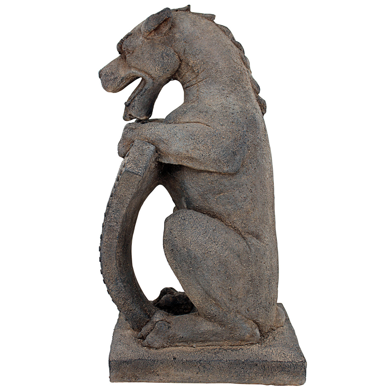 27.5" Devil Dog of St. Michael's Monastery Gargoyle Sentinel Outdoor ...
