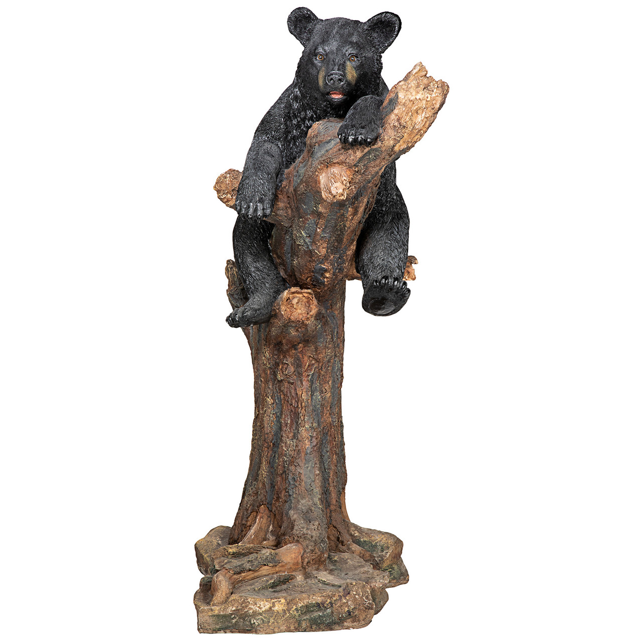 50.5" Forest Vantage Point Bear Outdoor Garden Statue | Pool Central