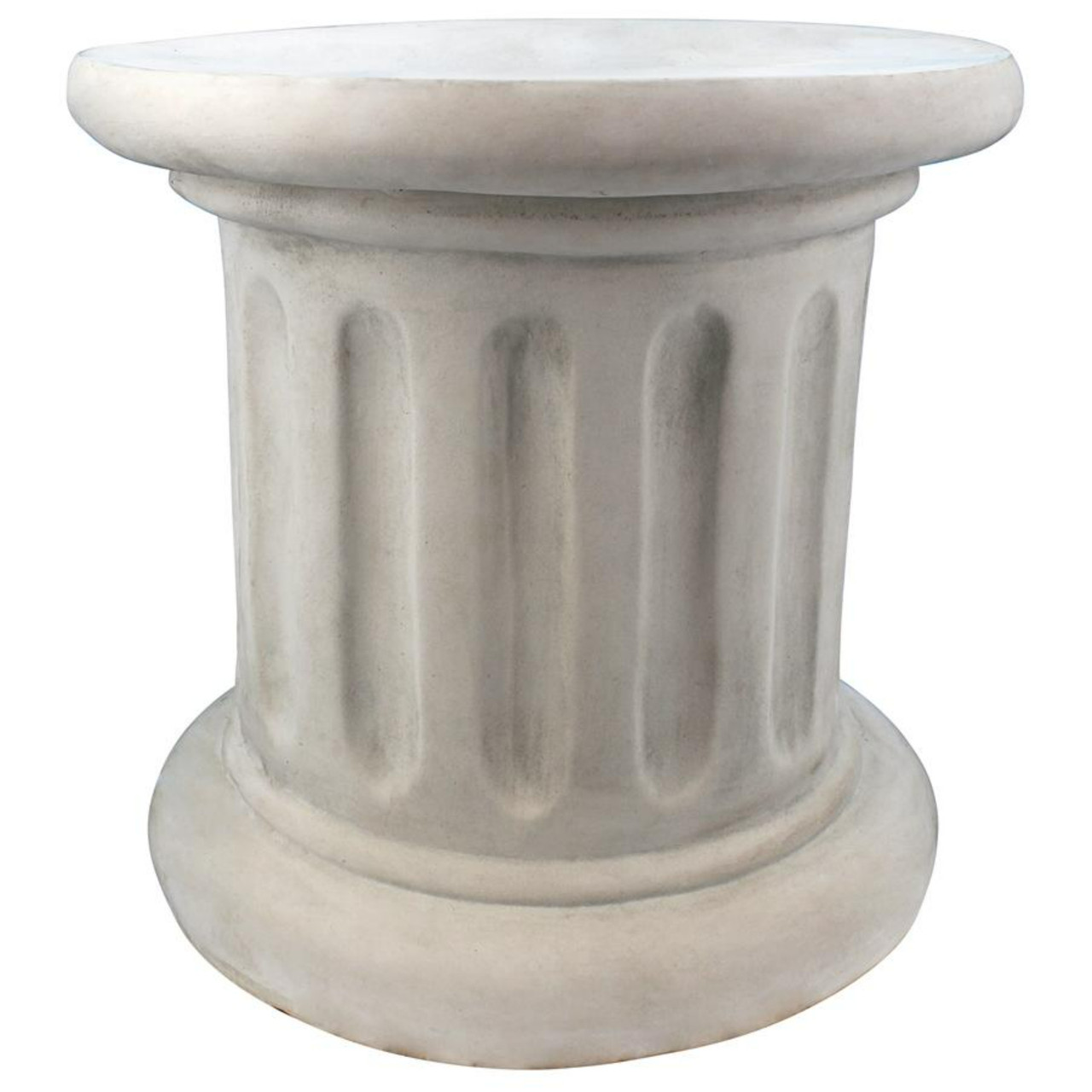 Roman Doric Column Fluted Architectural Wide Plinth Outdoor Garden ...