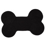 30" Red Dog Bone Shaped Throw Rug | Pool Central