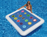 67" Inflatable White & Blue Smart Tablet Novelty Swimming Pool Float ...