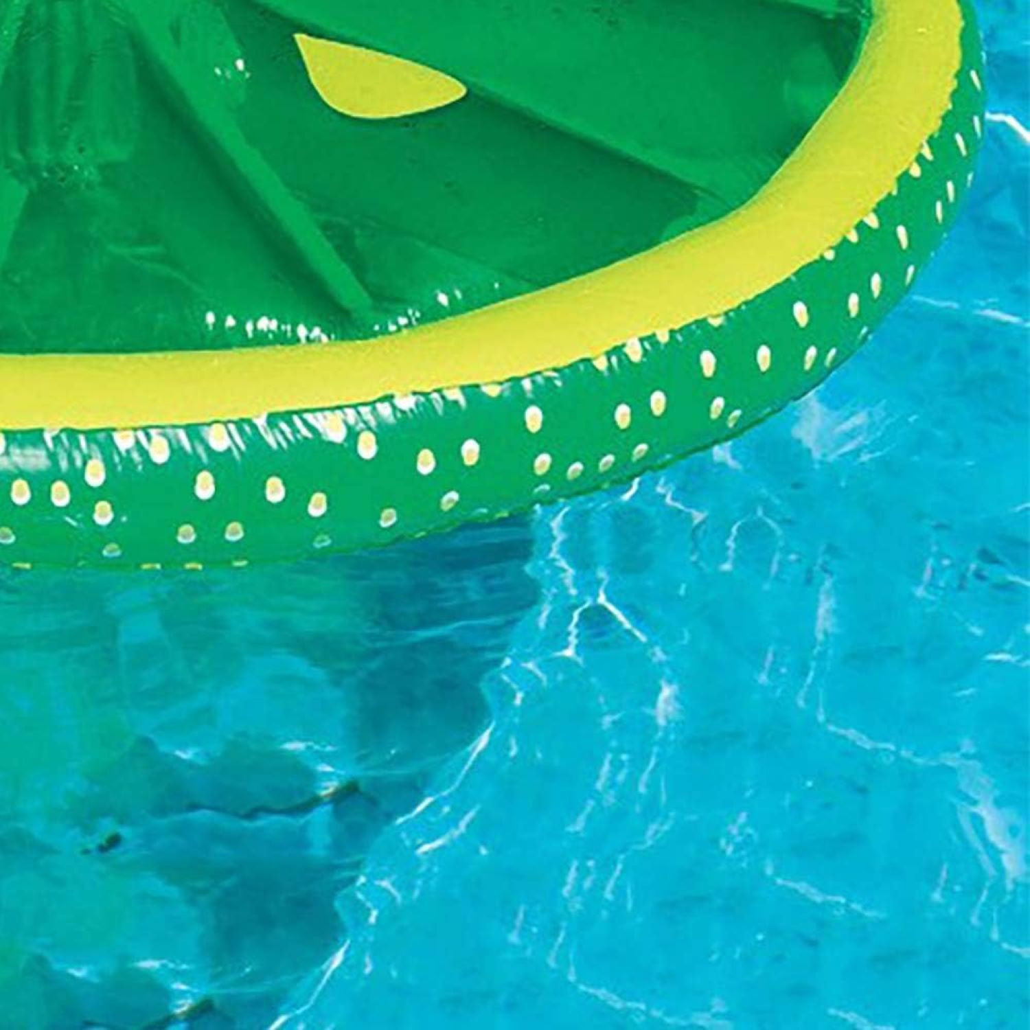 Inflatable Fruit Slice Swimming Pool Lounger Raft - 60" - Lime | Pool ...