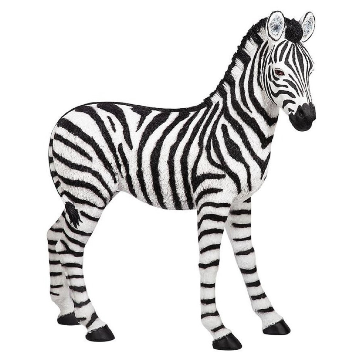 35.5" Zairen the Zebra Outdoor Garden Statue | Pool Central