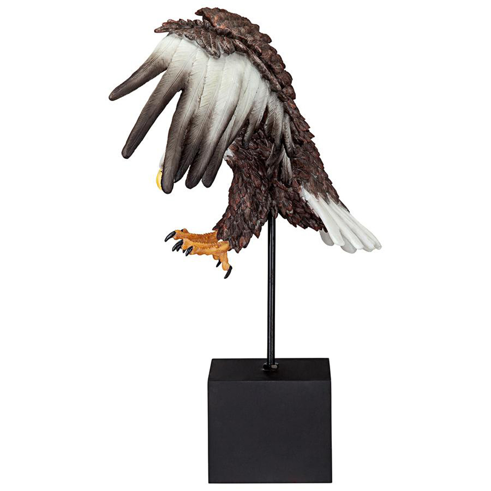 24" Freedom Flight American Bald Eagle Outdoor Garden Statue | Pool Central