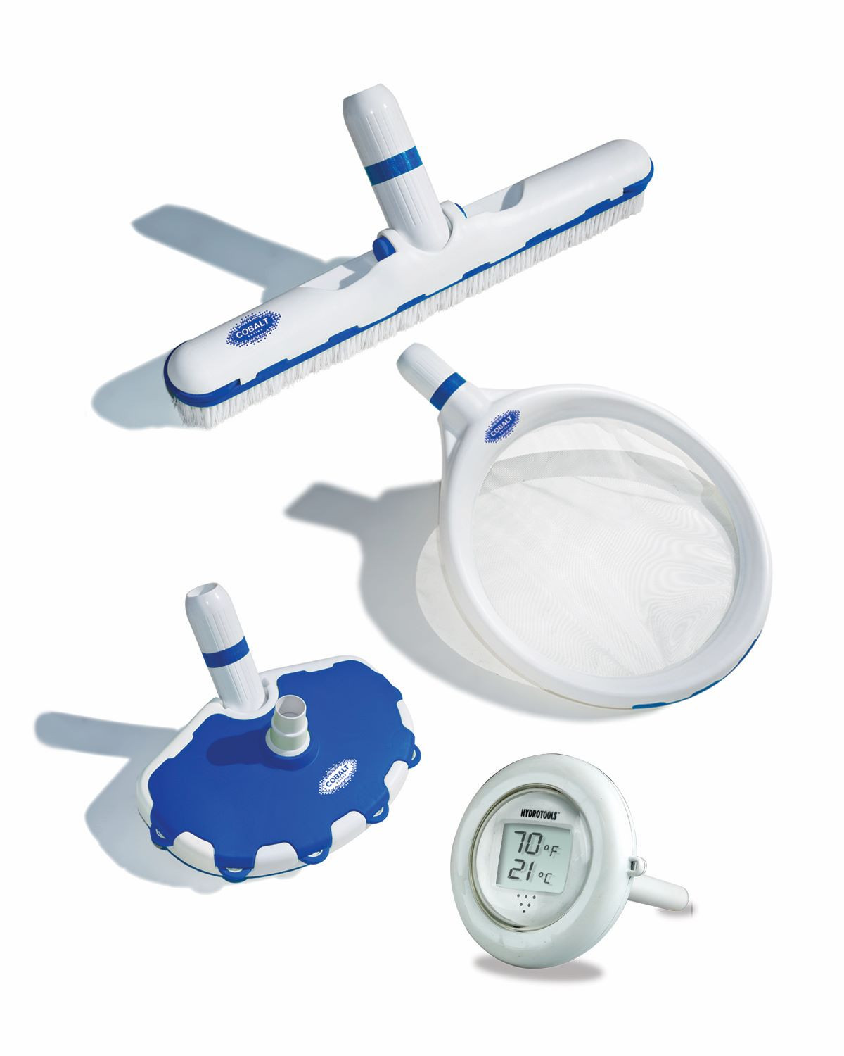 HydroTools Cobalt Series Premium Swimming Pool Cleaning Maintenance Kit ...