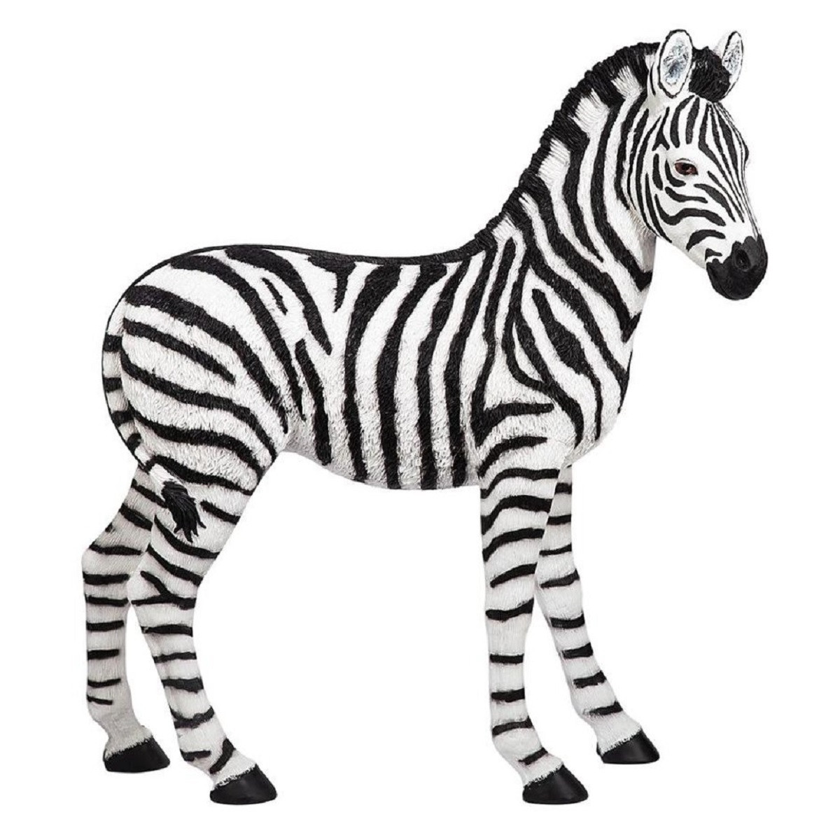 35.5" Zairen the Zebra Outdoor Garden Statue | Pool Central