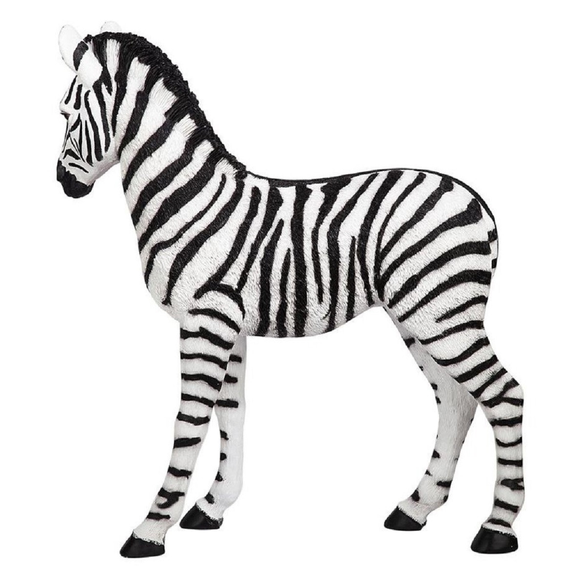 35.5" Zairen the Zebra Outdoor Garden Statue | Pool Central
