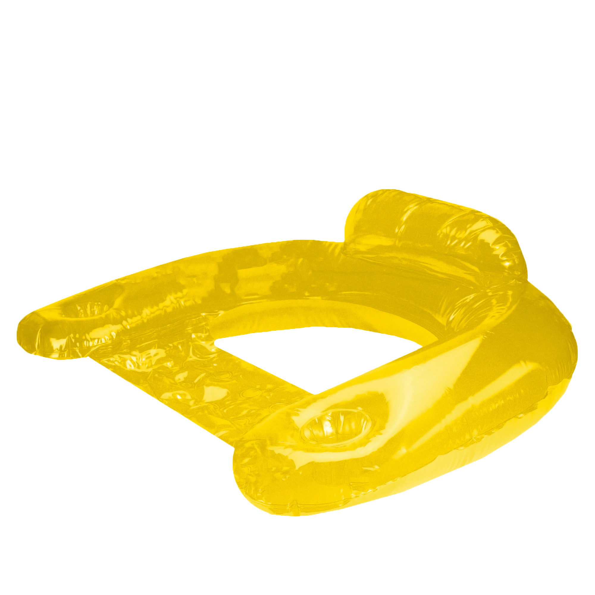 55" Yellow Inflatable Swimming Pool Lounge Chair | Pool Central