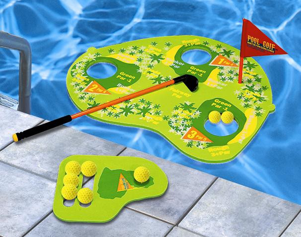 27" Green Water Sports Floating Golf Swimming Pool Game | Pool Central