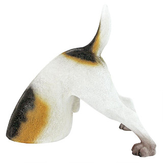 Terrence the Terrier Digging Dog Outdoor Garden Statue - 12" | Pool Central